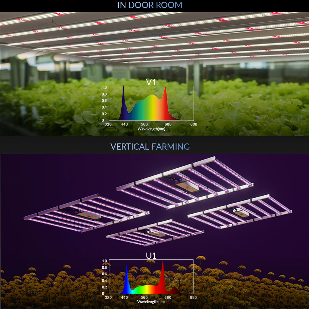 Fold 800 Full Spectrum LED Grow Light for Indoor Plants – Medicgrow